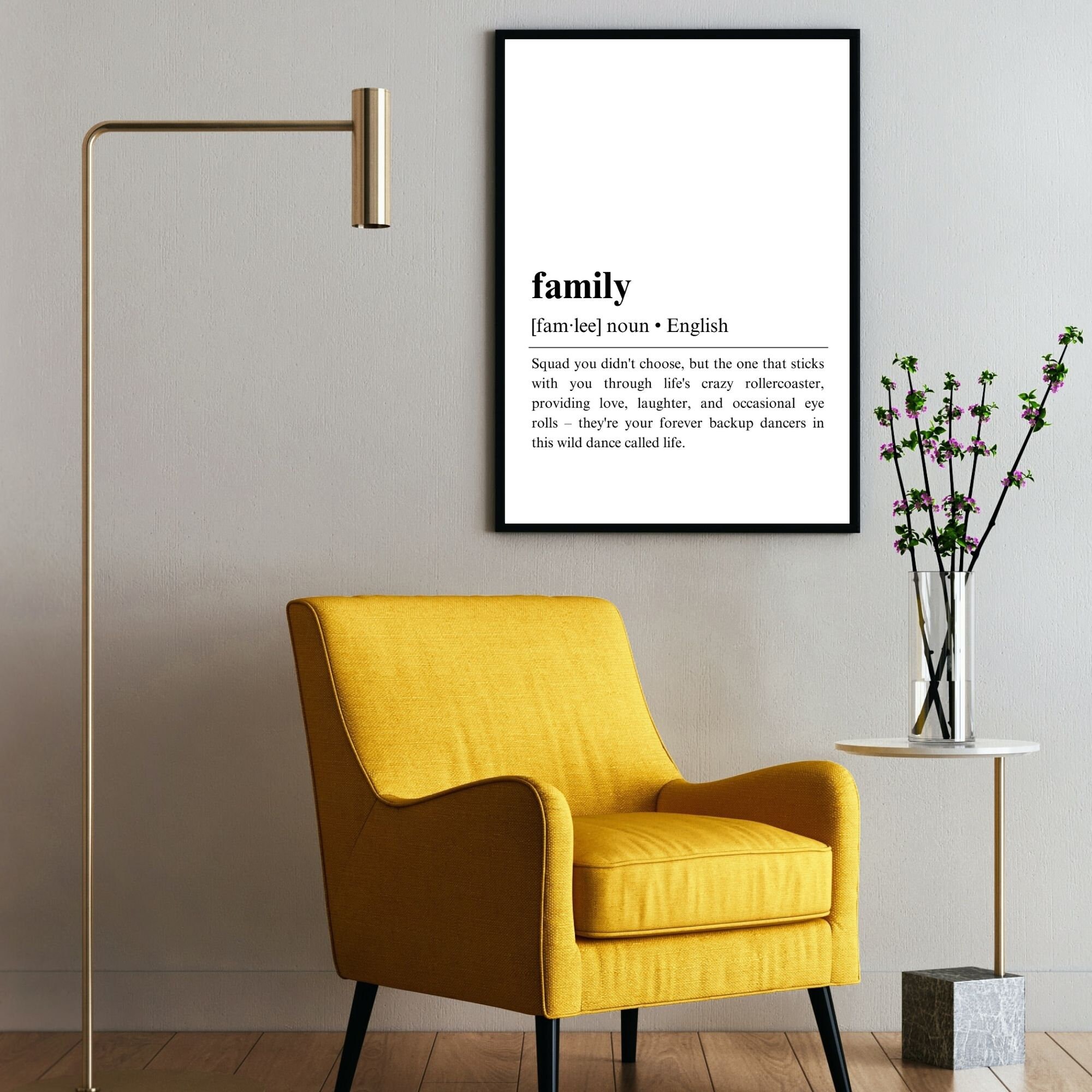 Family Definition Poster Printable Definition Sign Template Definition ...