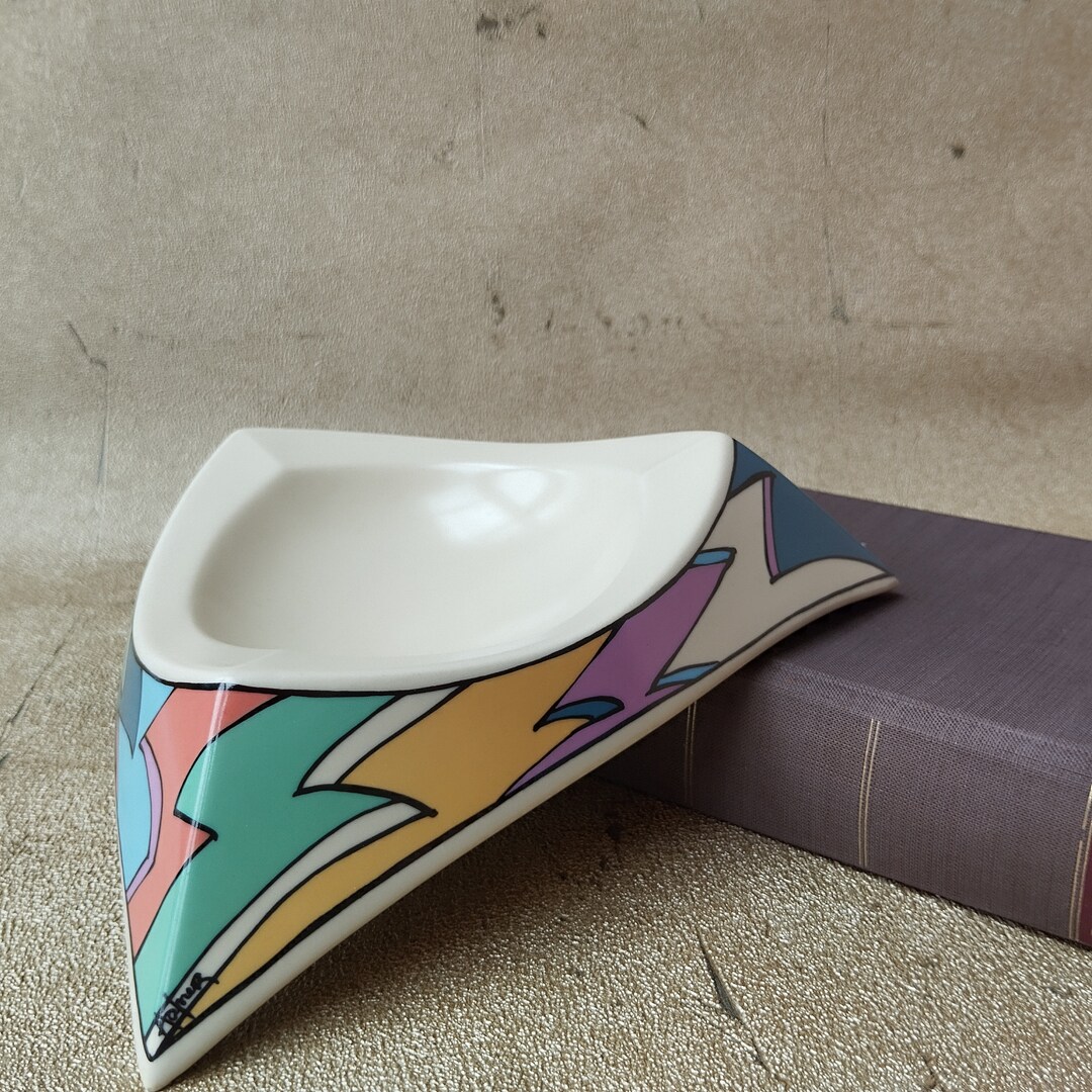 Original Authentic Vintage Rarity 1980s Rosenthal Ceramic Triangular ...