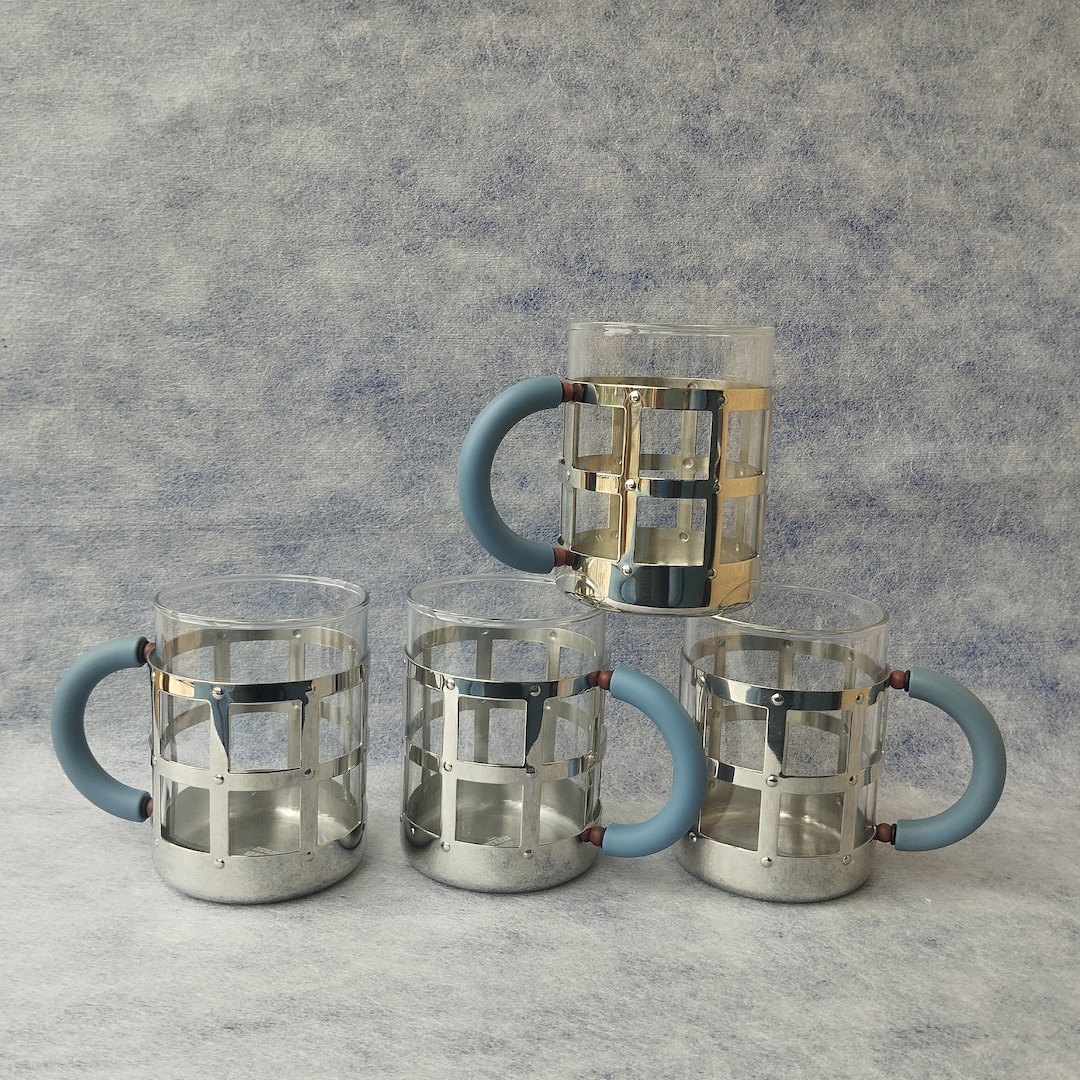 Vintage Retro 1990s Alessi MG Mug Tea Glass Large Mug 350ml From ...