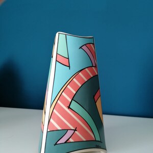 Vintage Rare Retro 1980s Rosenthal Flash One Triangle Vase From Dorothy ...