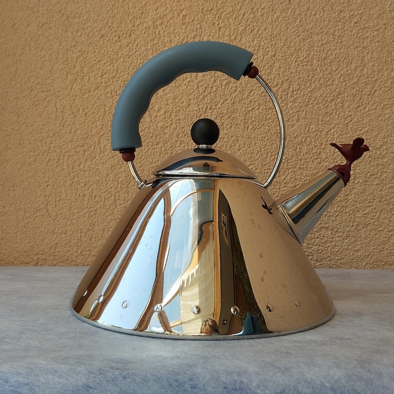 Vintage Retro 1980s Italian Alessi MG9093 Bird Whistle Kettle Designed ...