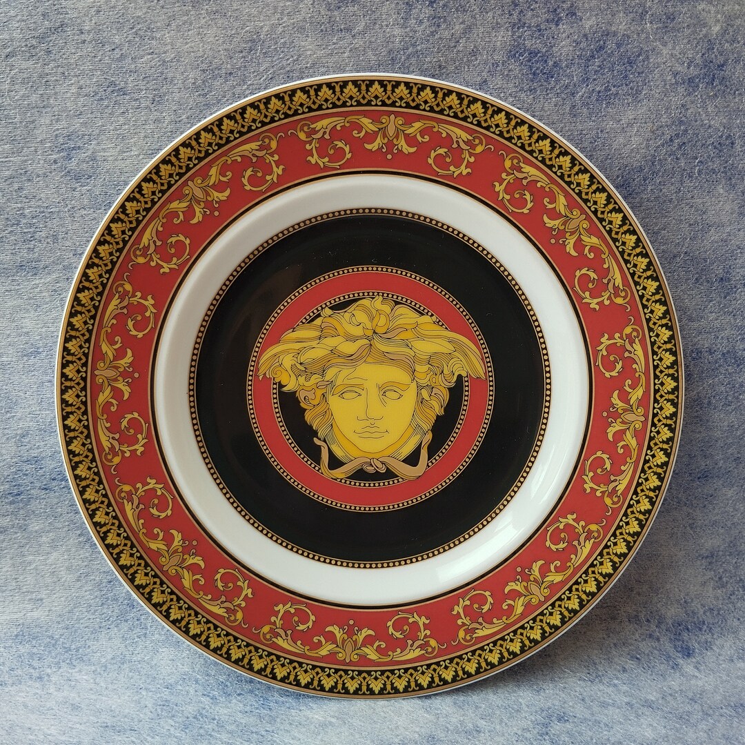 Authentic Vintage Rosenthal Versace Porcelain Medusa Art Decoration ...