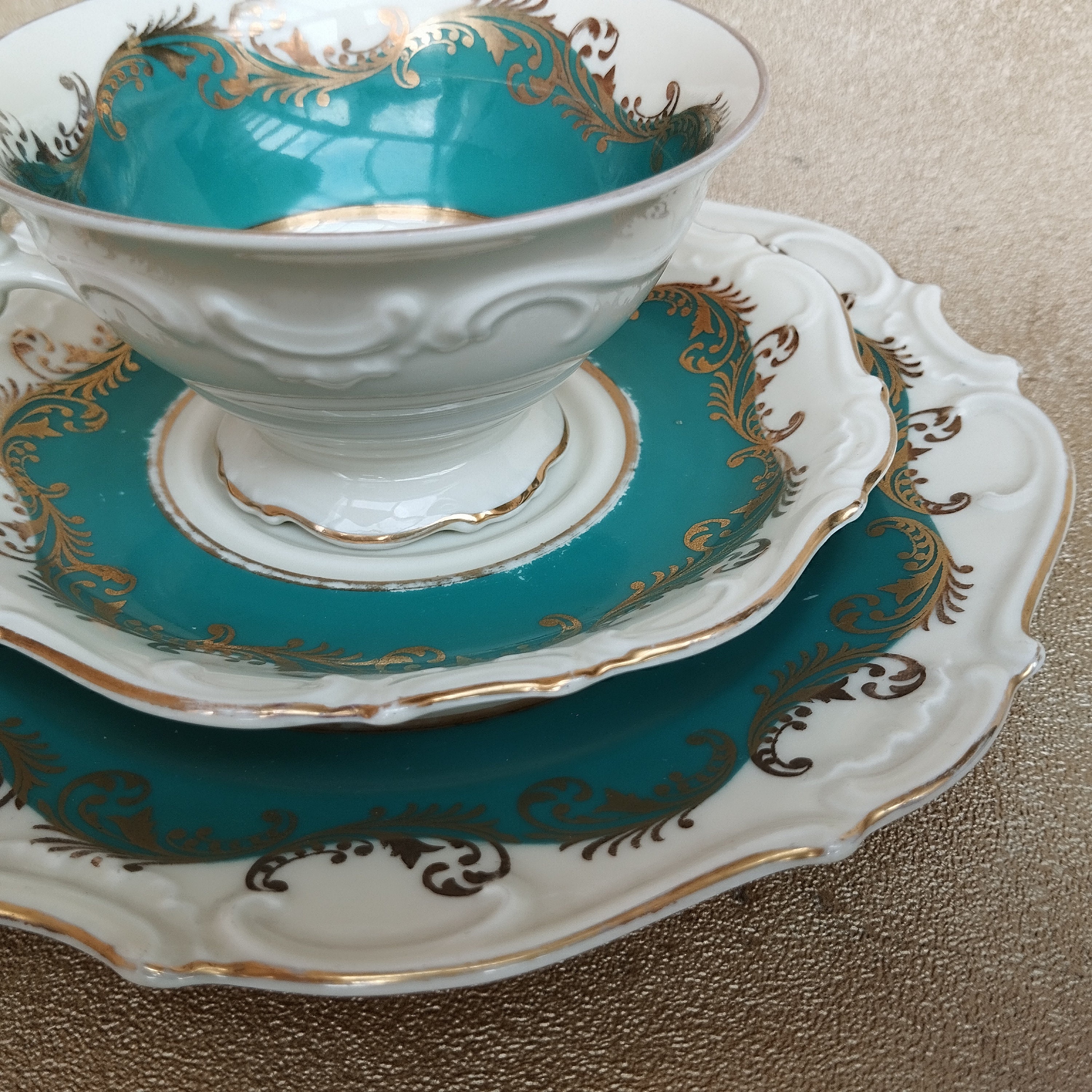 Real Antique 1920s Art Deco German Bavaria Schumann Royal Porcelain ...