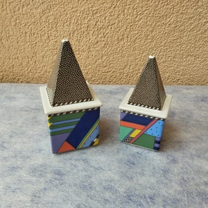 Vintage 90s Rosenthal Studio Linie Scenario Metropol Pyramid Salt ...