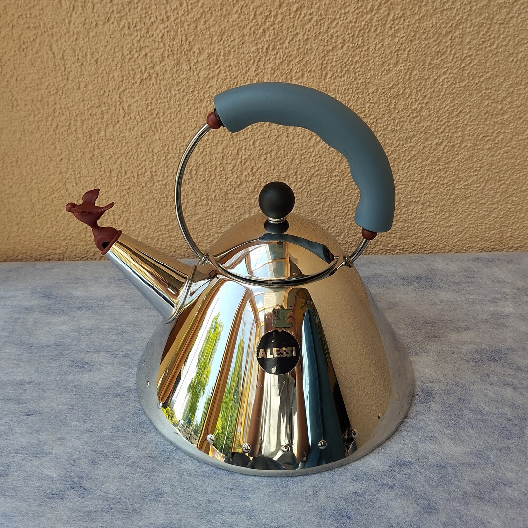 Vintage Retro 1980s Italian Alessi MG9093 Bird Whistle Kettle Designed ...