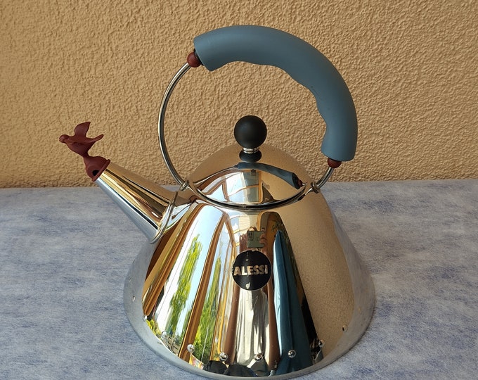 Vintage Retro 1990s Alessi MG9093 Bird Whistle Kettle/michael Graves ...