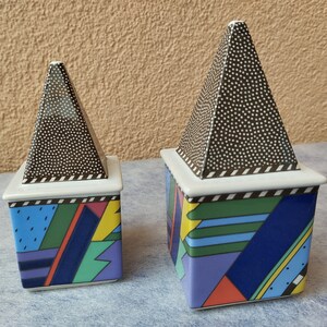 Vintage 90s Rosenthal Studio Linie Scenario Metropol Pyramid Salt ...