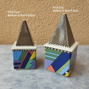 Vintage 90s Rosenthal Studio Linie Scenario Metropol Pyramid Salt ...