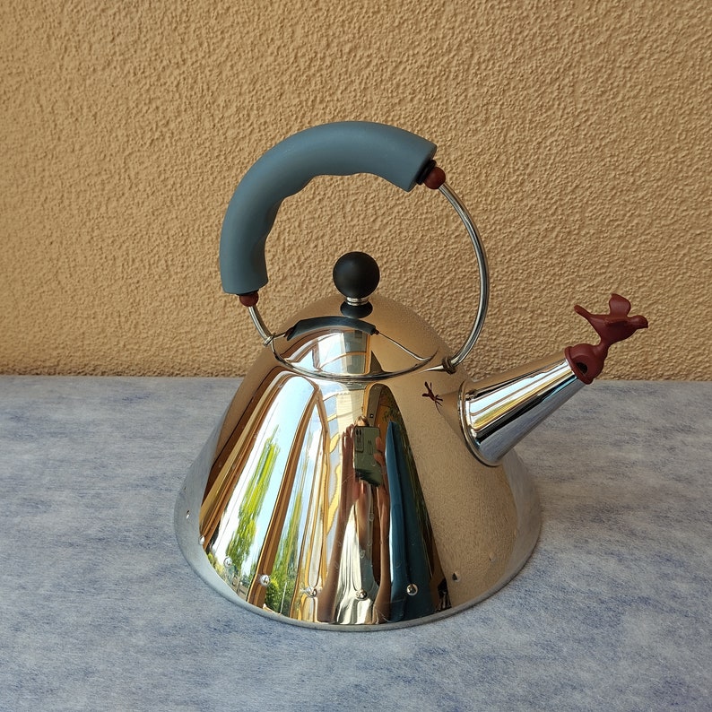 Vintage Retro 1980s Italian Alessi MG9093 Bird Whistle Kettle Designed ...