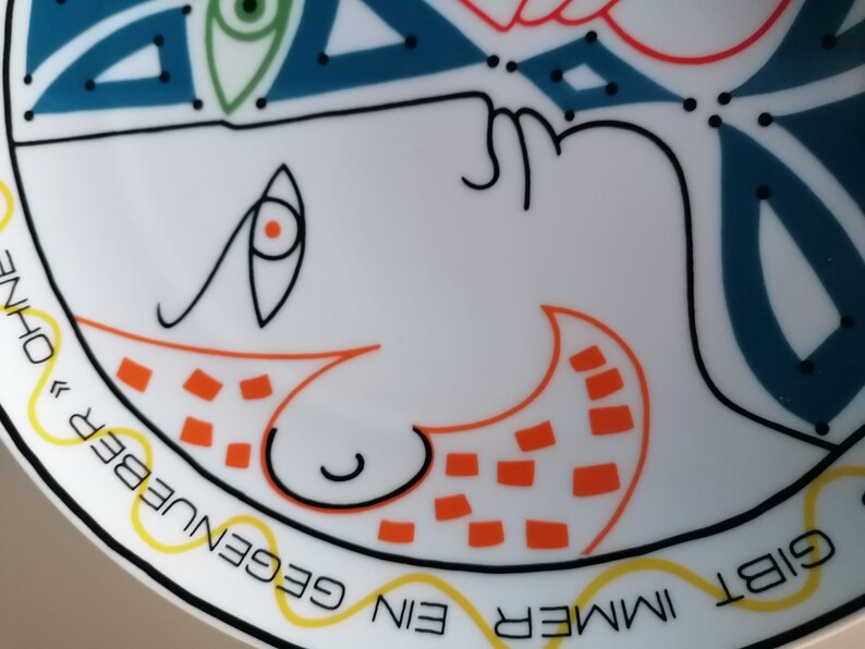 Vintage Rosenthal Official Authorized Studio 1970s Jean Cocteau Golden ...