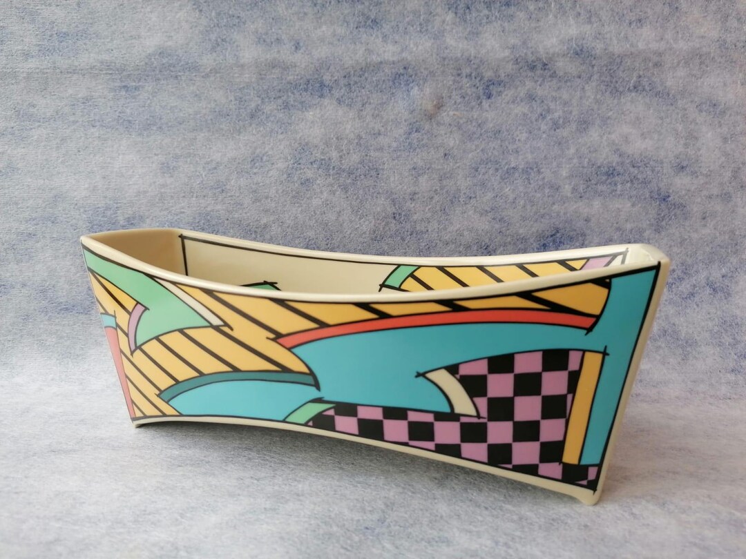 Vintage Rare Retro 1980s Rosenthal Flash One Large Ceramic Boat Bowl ...