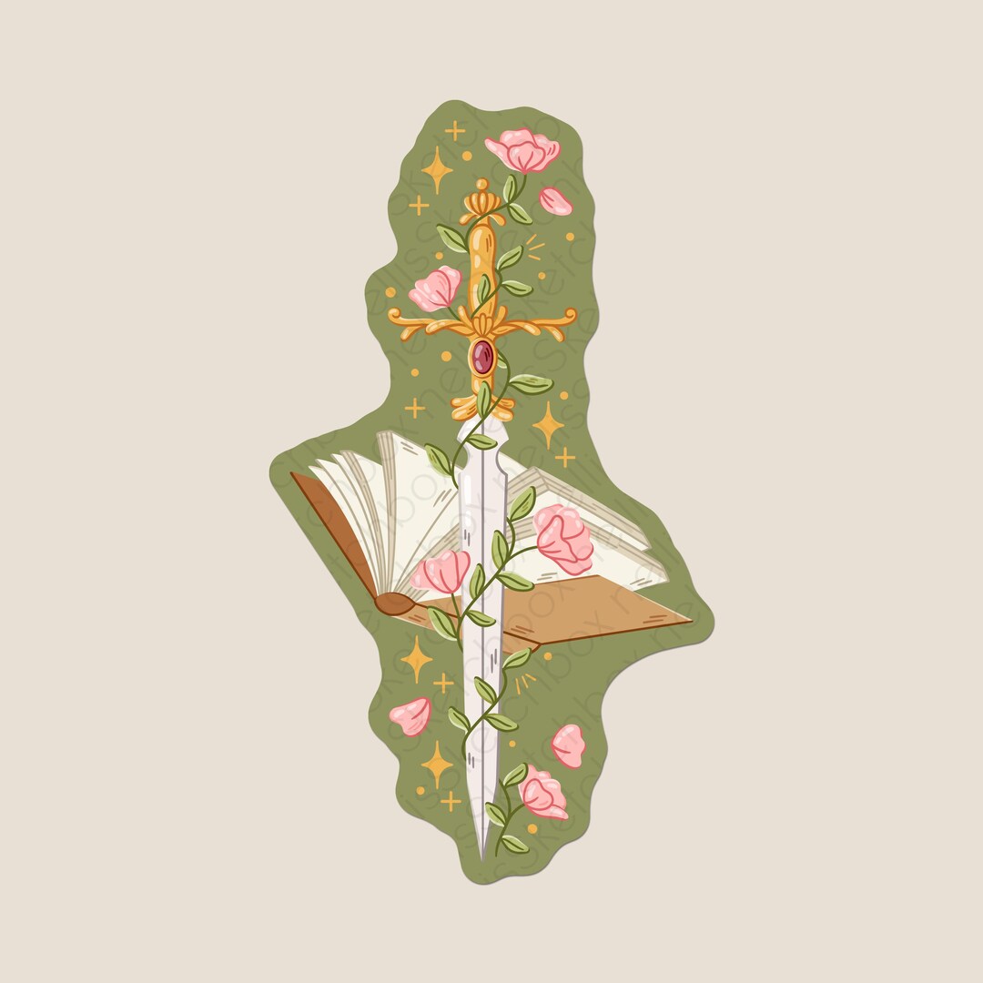 Vinyl Sticker - Sword_01 || Stickers | Journal Stickers | Planner ...