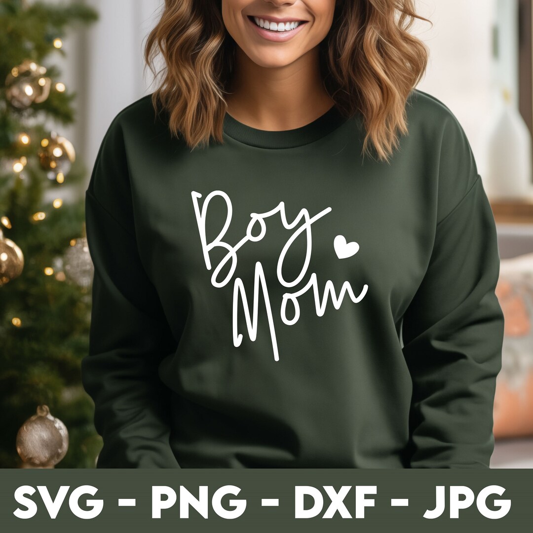 Boy Mom SVG Boy Mama SVG Mom Life Svg Sons Svg Mom of Boys Svg Blessed ...