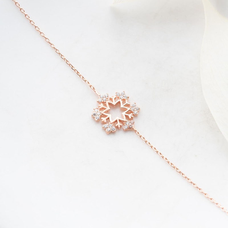 Snowflake Bracelet - Etsy