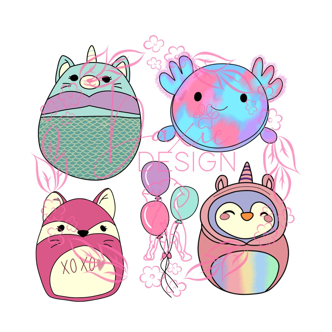 Adorable Squish Mallow Digital Art Prints - Etsy