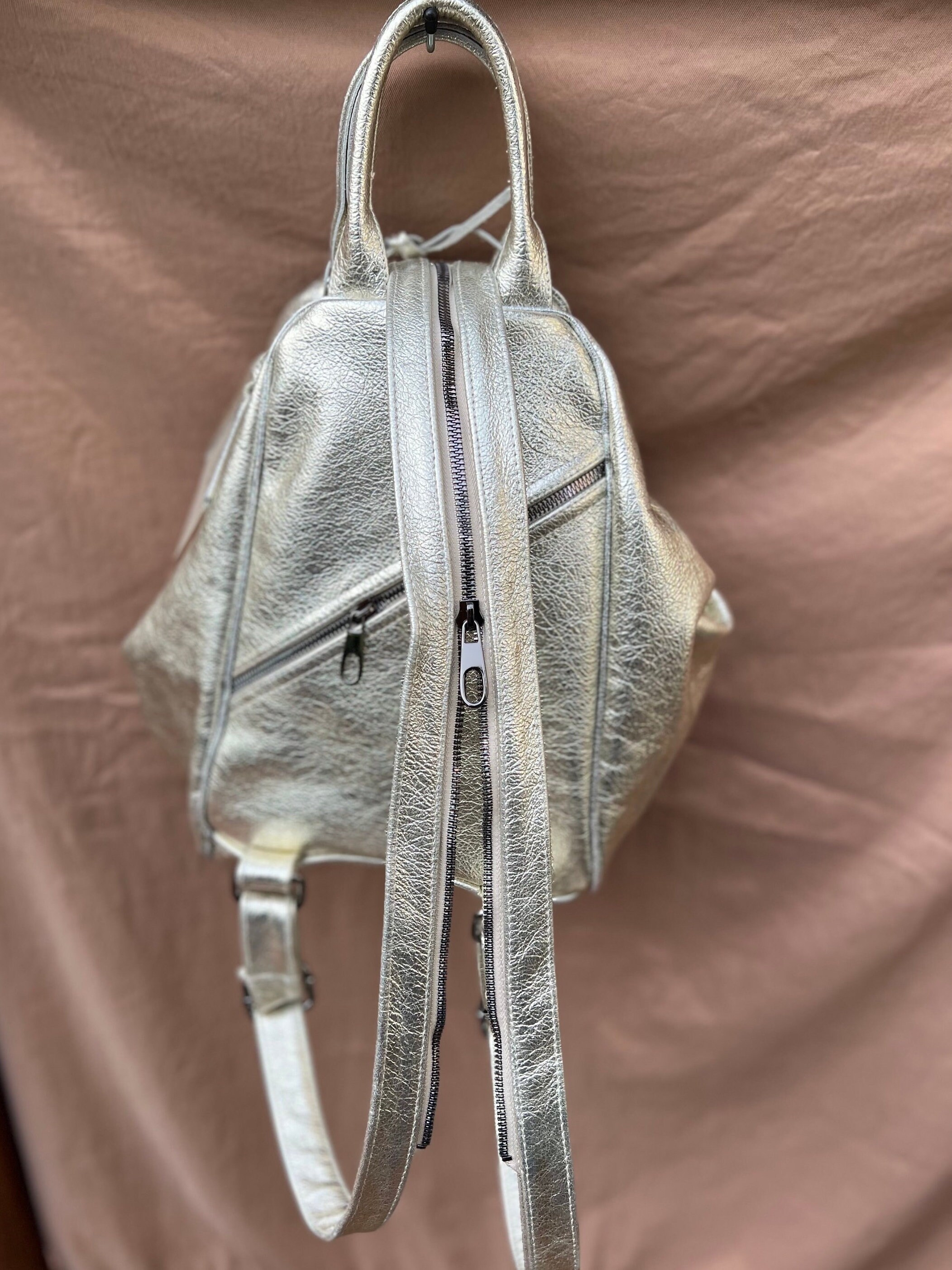 Maxi Leather Backpack - Etsy