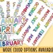 Months of the Year Stickers | Choose From Multiple Colors | Planner ...