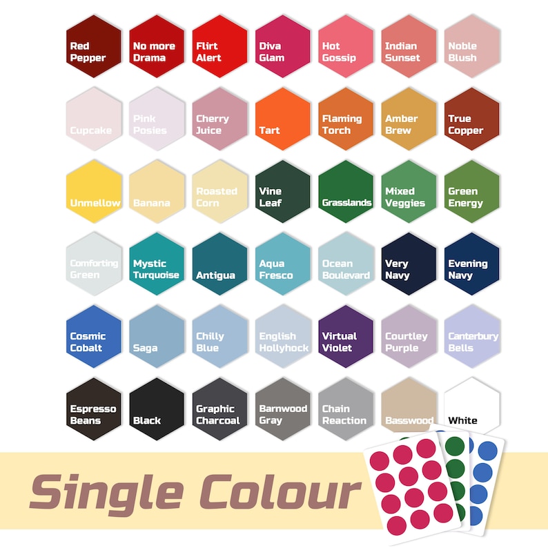 Months of the Year Stickers | Choose From Multiple Colors | Planner ...