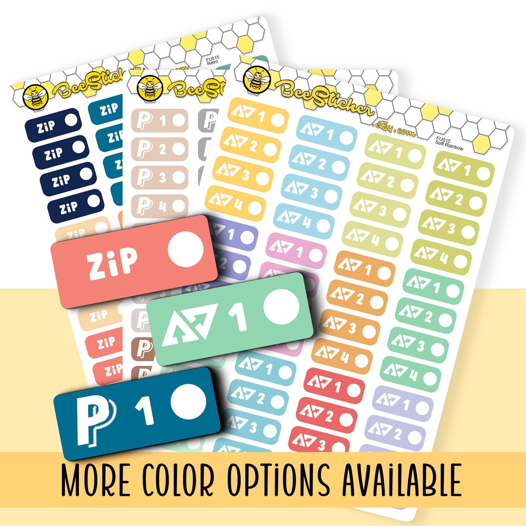 Payment Reminder Stickers | Choose From Multiple Colors | Planner ...