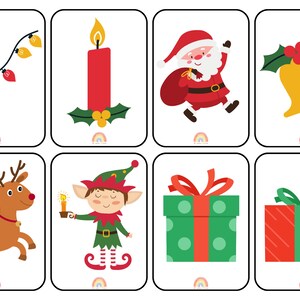 Merry Christmas Flashcards - Etsy