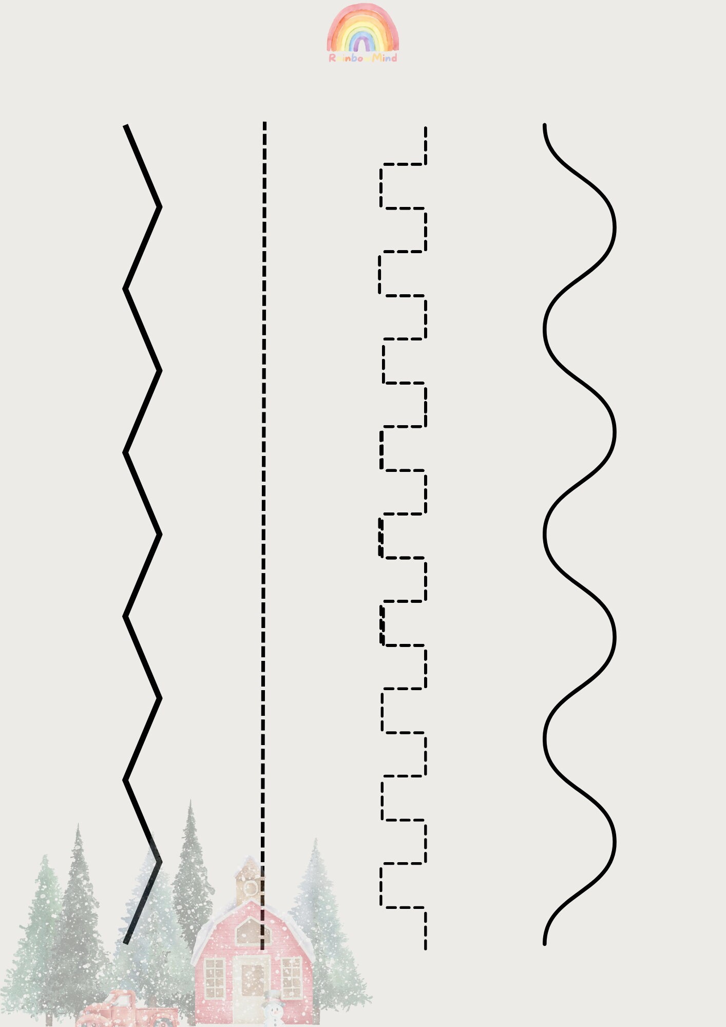 Winter Graphomotoric Adventures: Boost Skills - Etsy