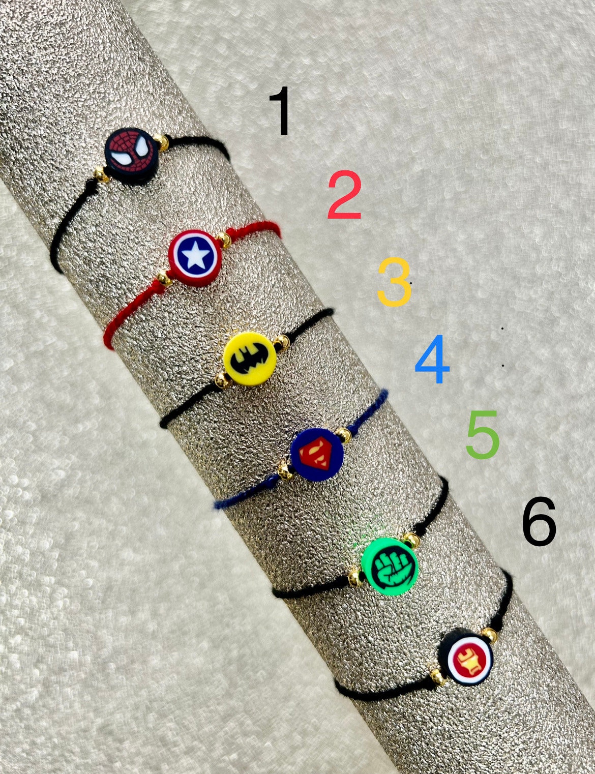 WOW! SUPER HERO! Rakhri / Bracelet, Friendship, 100% Egyptian Cotton ...