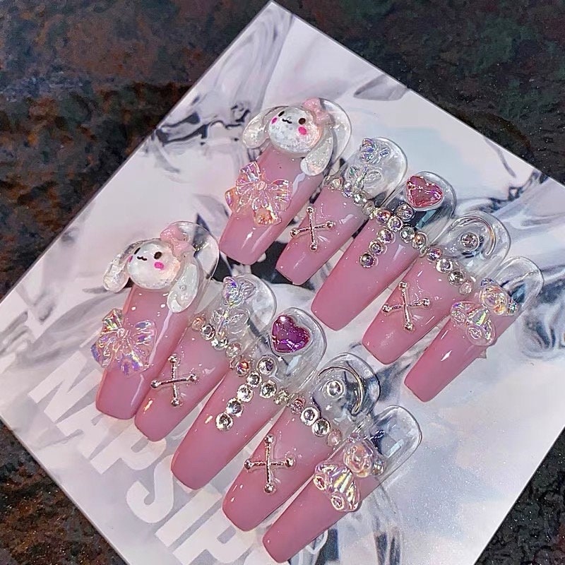 Cinnamon Roll Press on Nails - Etsy