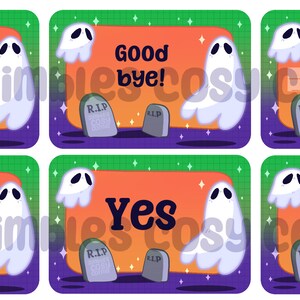 54 Halloween Themed Printable Communication Cards for Neurodivergent ...
