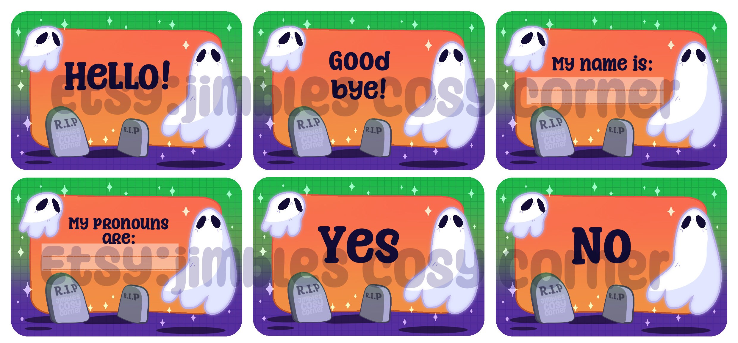 54 Halloween Themed Printable Communication Cards for Neurodivergent ...