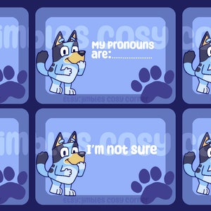 Bluey Themed Printable Communication Cards for Non-verbal and ...