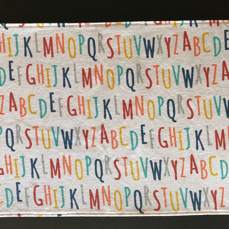 Alphabet Placemat - Etsy