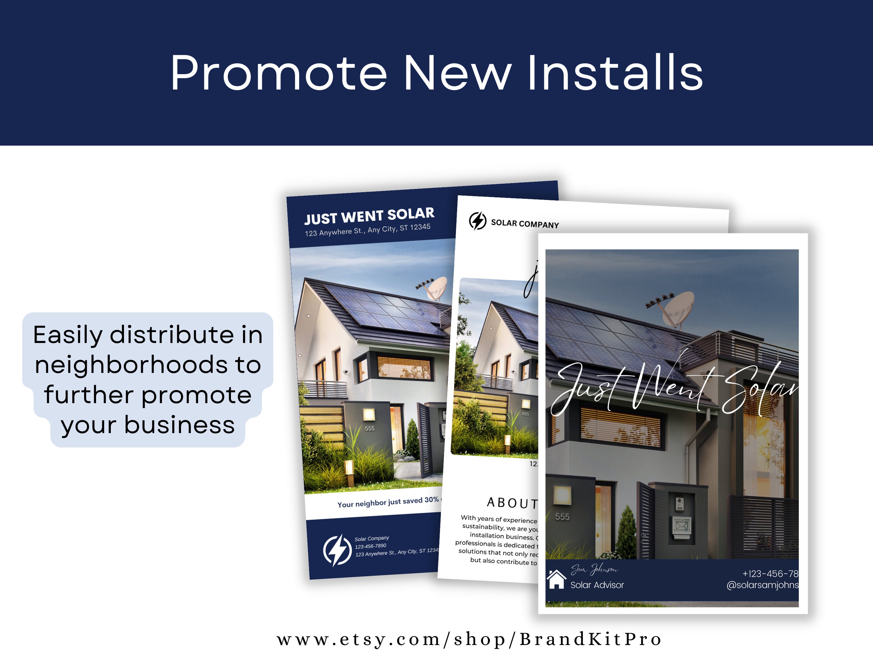Solar Panel Installation Flyers Template, Solar Promotion Flyer ...