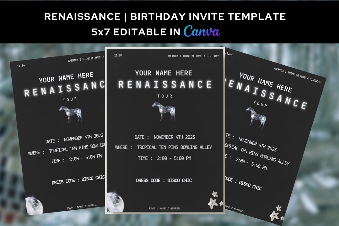 RENAISSANCE BIRTHDAY INVITE Girls Trip, Bachelorette Party , Birthday ...