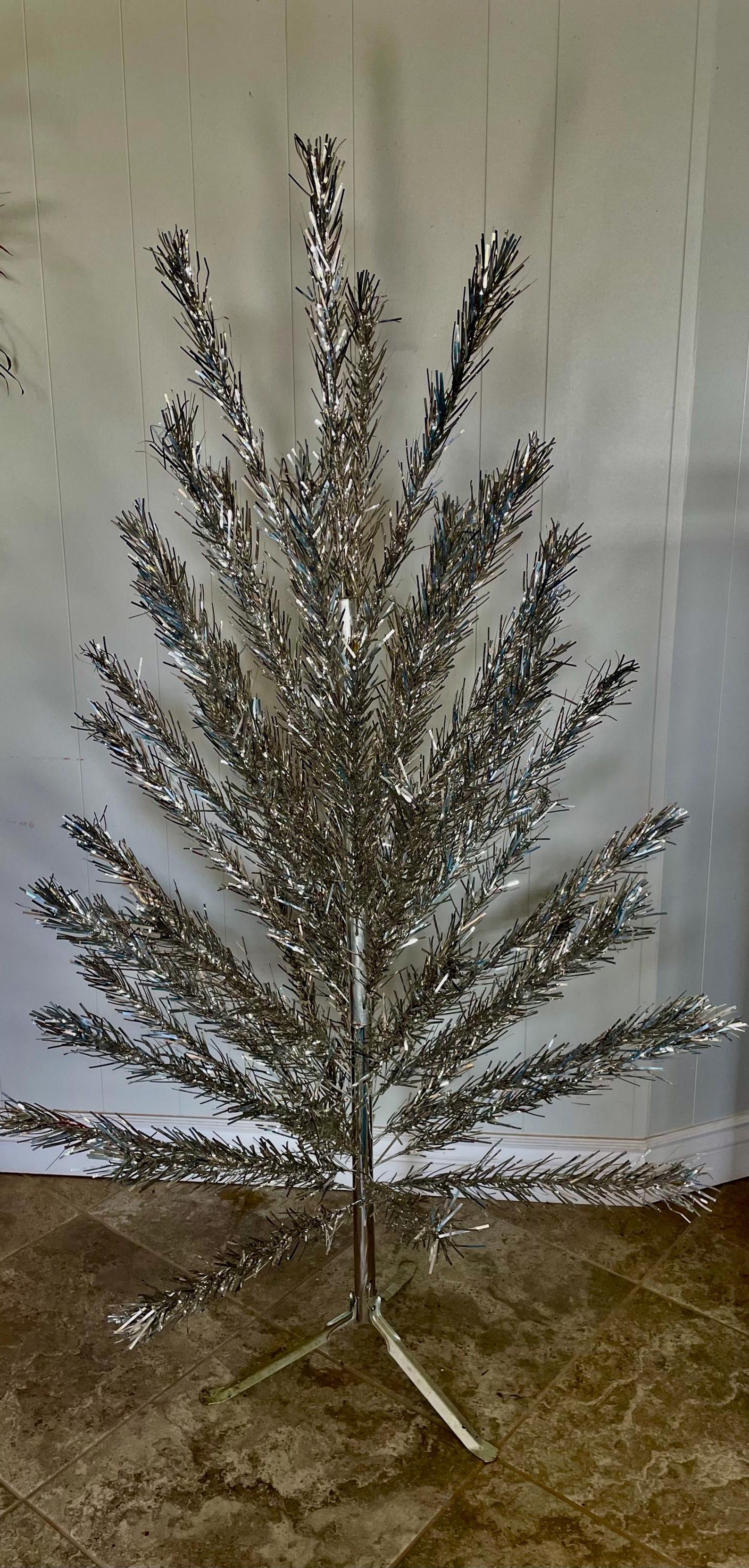 Vintage Aluminum (foil) Christmas Tree - Etsy