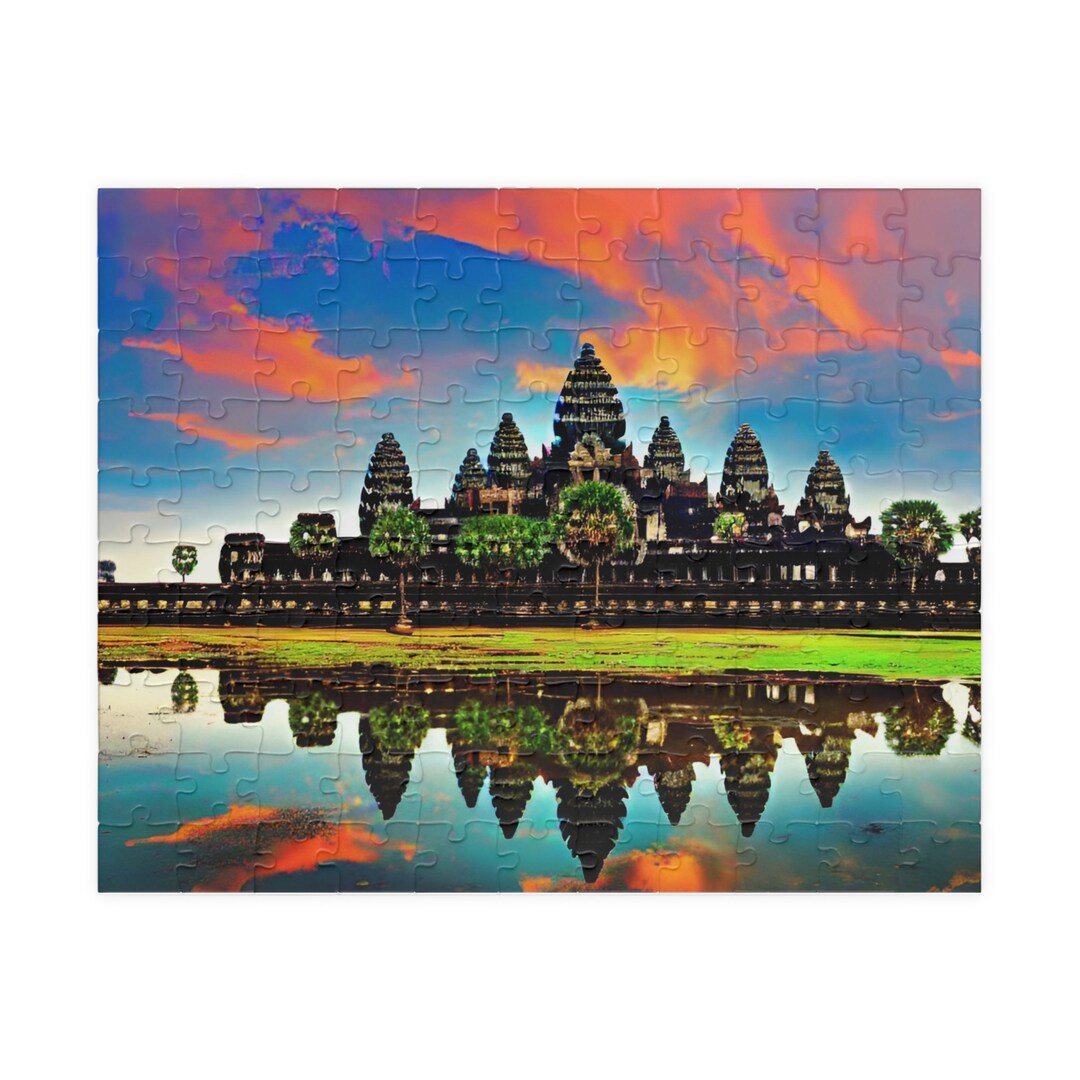 Angkor Wat Puzzle, 110-piece - Etsy