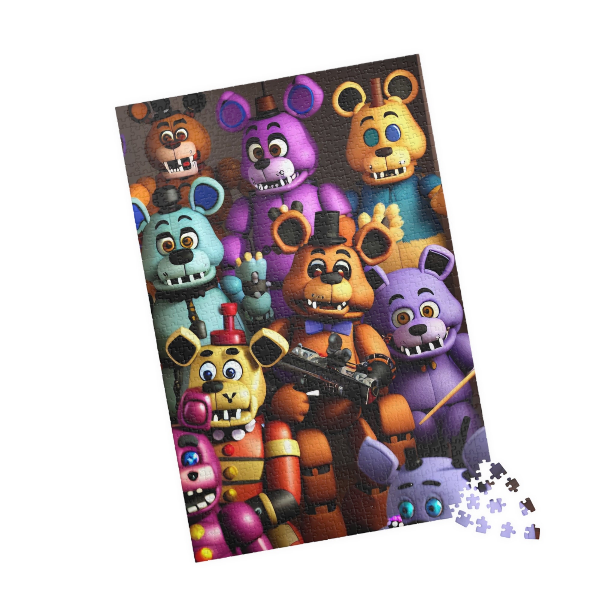 FNAF Five Nights at Freddy's Puzzle, Game Jigsaw Puzzle sold by NOZO ...