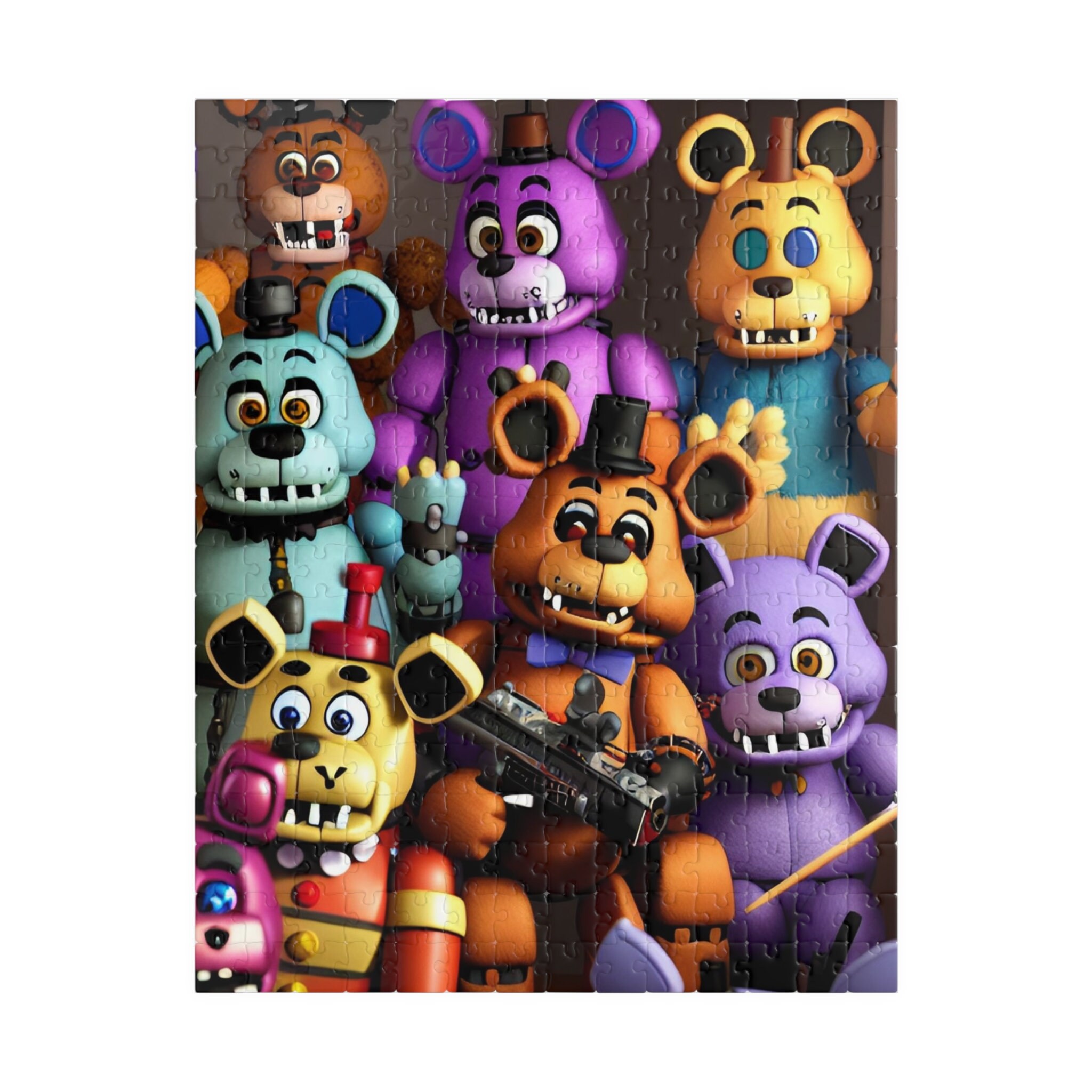 FNAF Five Nights at Freddy's Puzzle, Game Jigsaw Puzzle sold by NOZO ...
