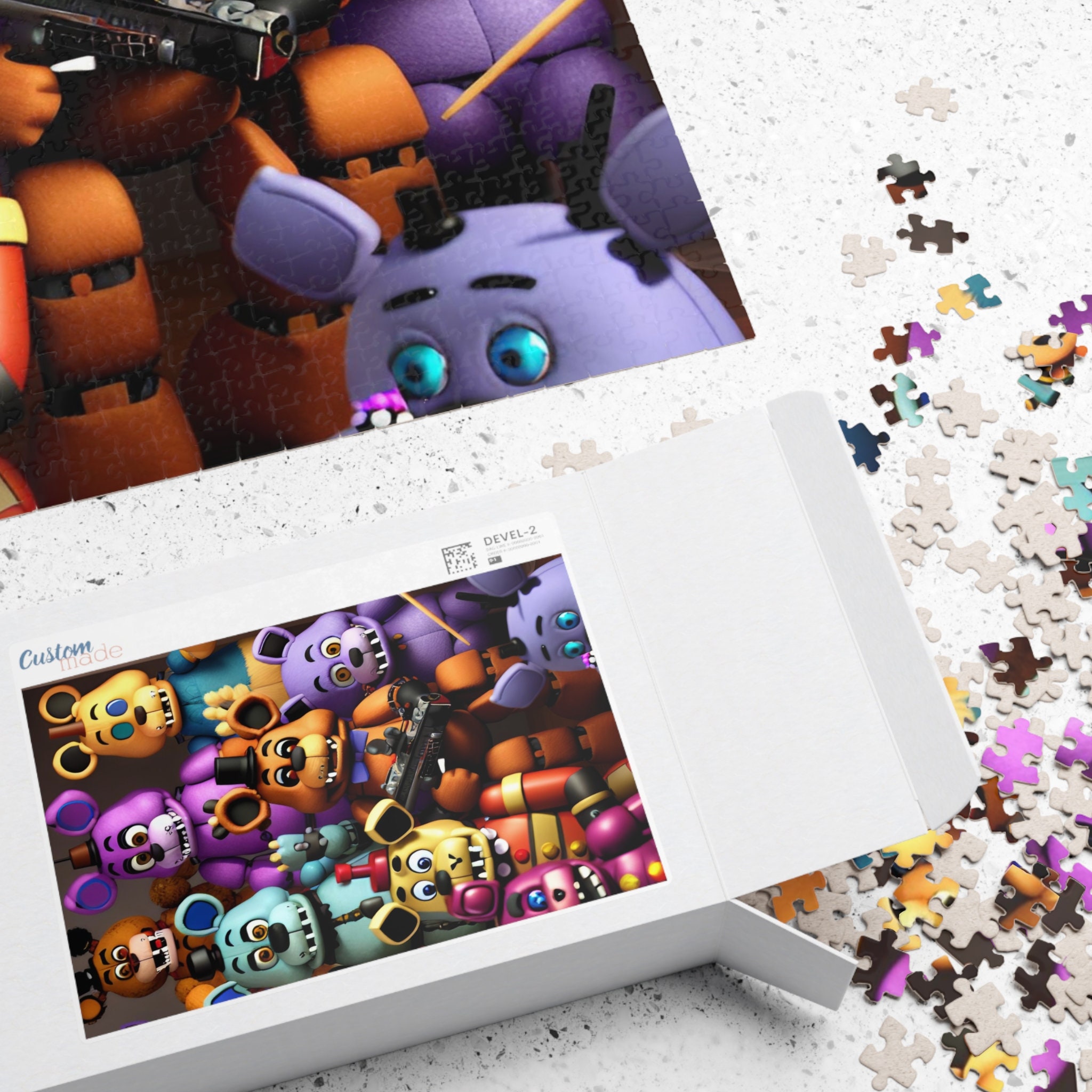 FNAF Five Nights at Freddy's Puzzle, Game Jigsaw Puzzle sold by NOZO ...