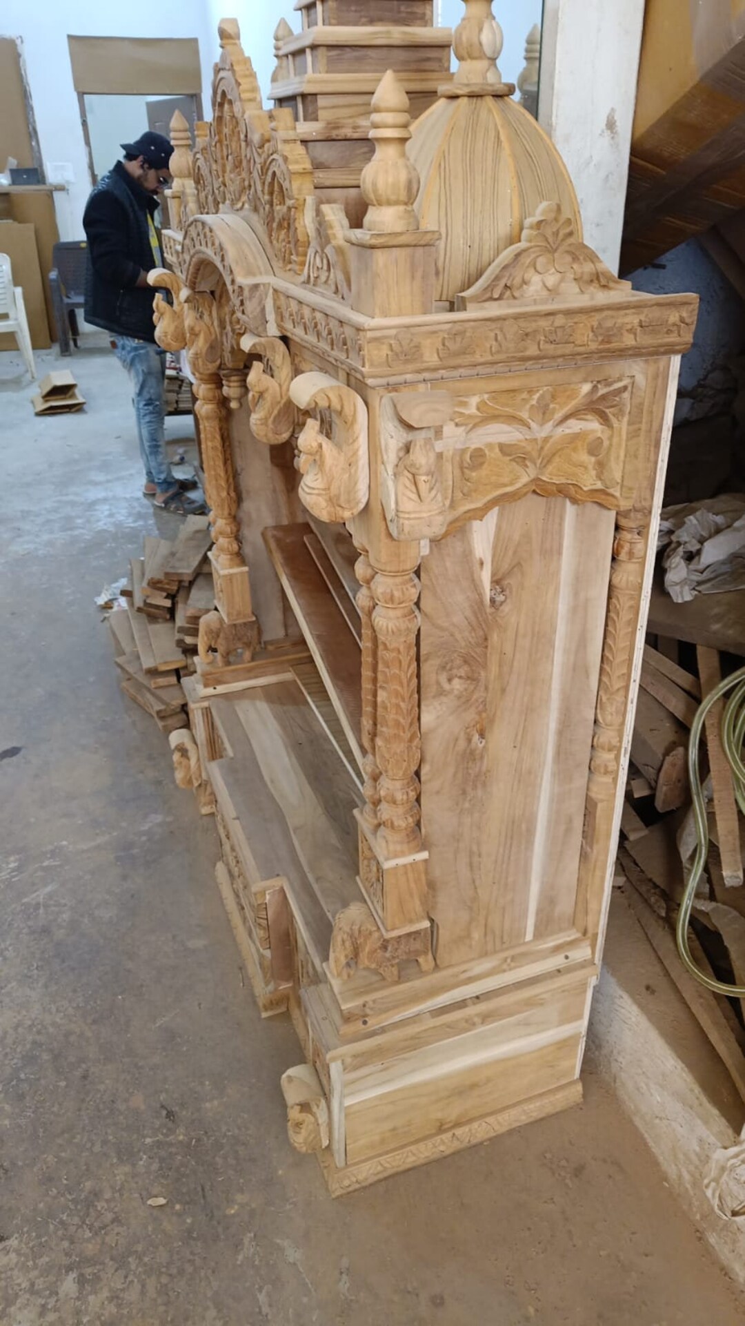 Wooden Handmade New Hindu Mandir Indian Temple South Indian - Etsy