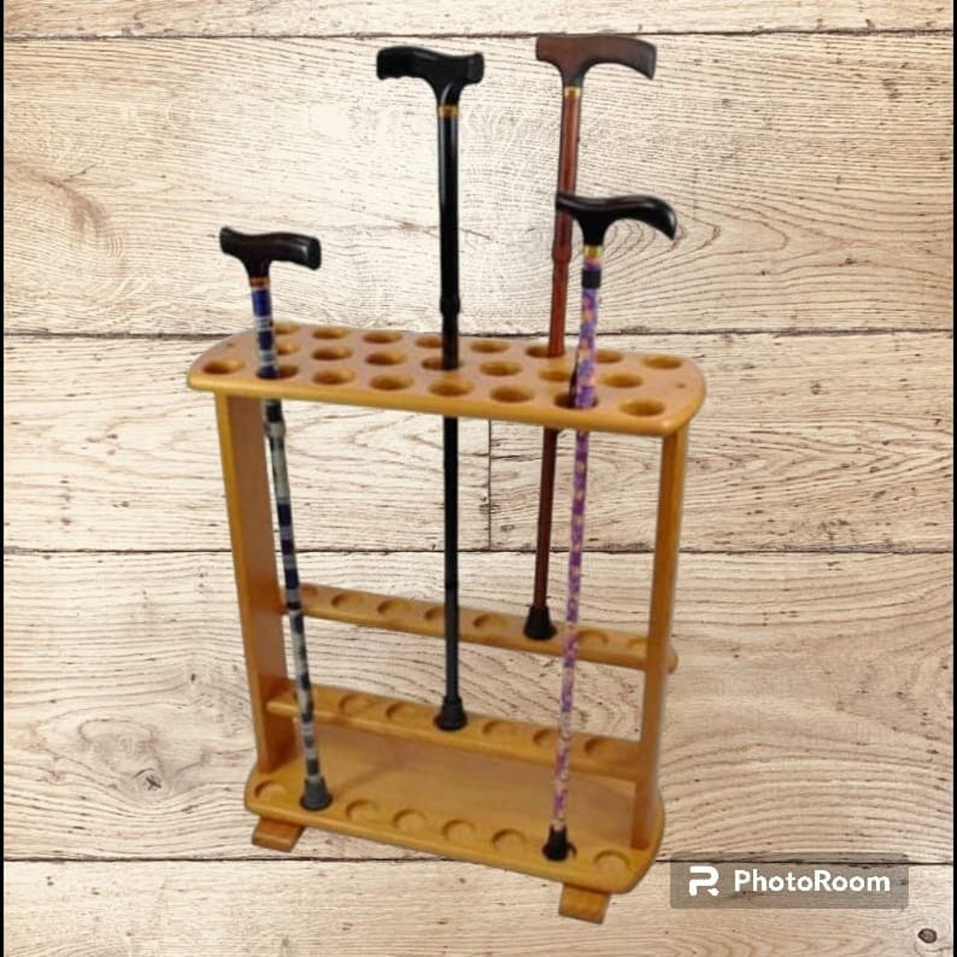 Wooden Designer Stand Home Decor Display Walking Stick Storage Rack ...