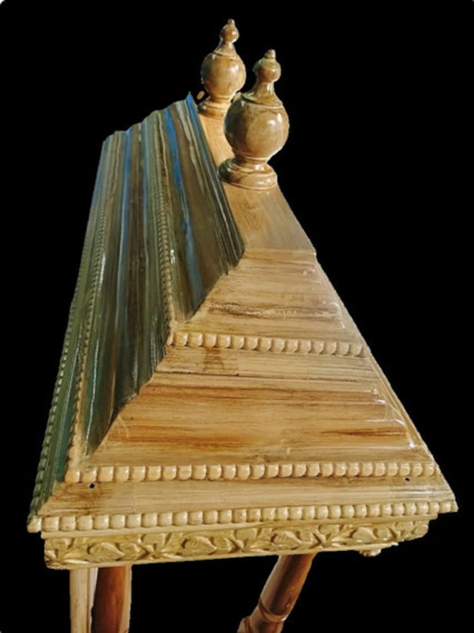 Beautiful Wooden Temple Rose Wood Polished Pooja Mandir,pooja Manda ...