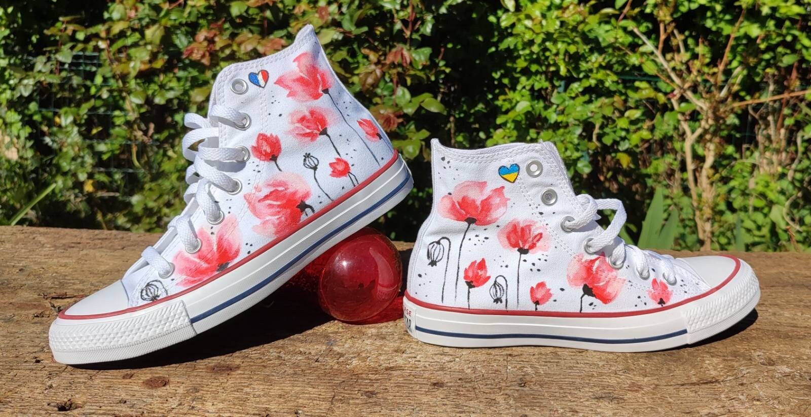 Sneakers Handmade Poppy - Etsy