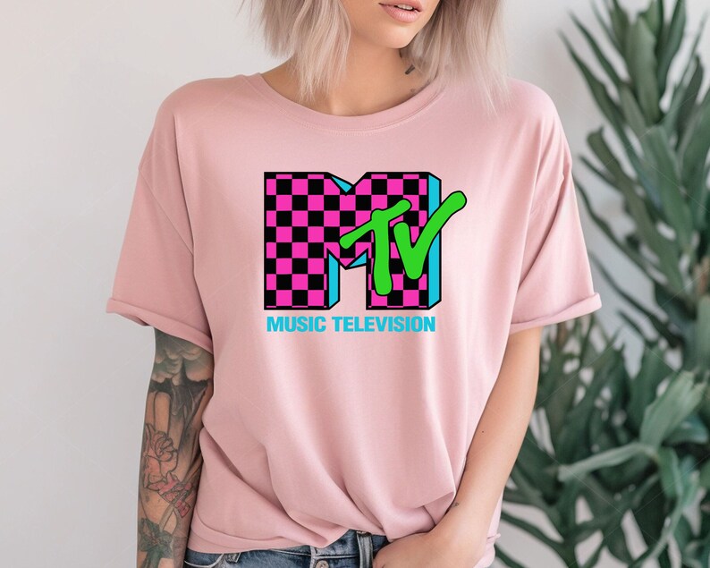 Mtv Funny Design Shirt, 90s MTV Cool Graphic Tees, Band Tee, 0's Party ...