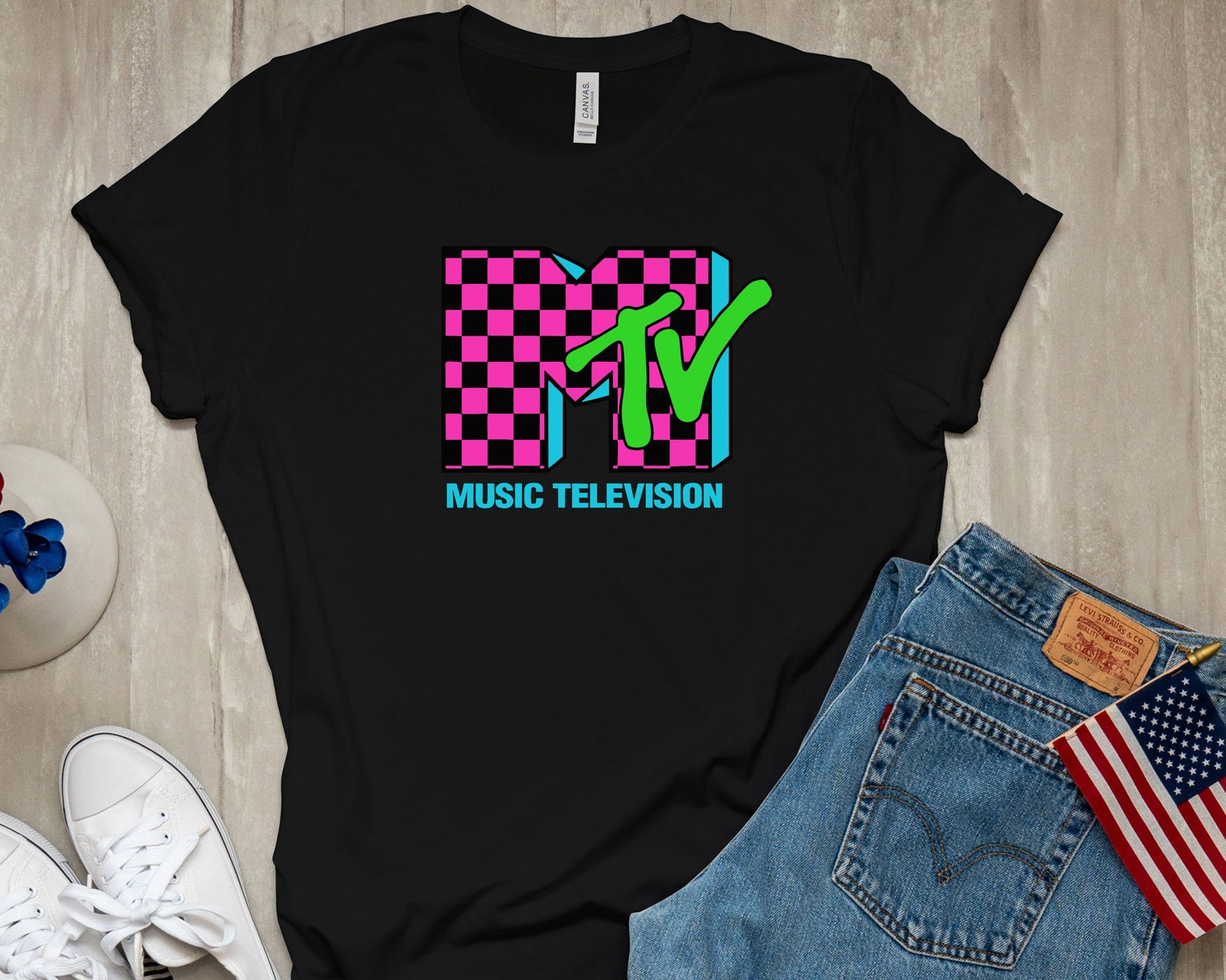 Mtv Funny Design Shirt, 90s MTV Cool Graphic Tees, Band Tee, 0's Party ...