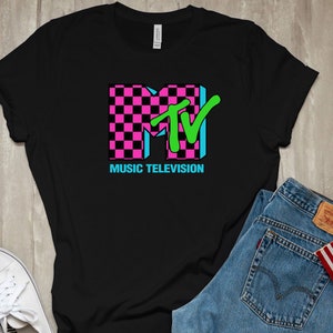 Mtv Funny Design Shirt, 90s MTV Cool Graphic Tees, Band Tee, 0's Party ...
