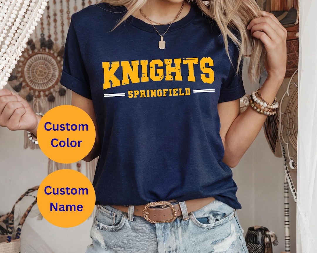 Custom School Team Shirt Teacher School Spirit Tee Personalized Sports ...