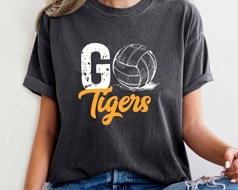Custom Volleyball Tee, Custom Go Team Shirt, Go Custom Shirt ...