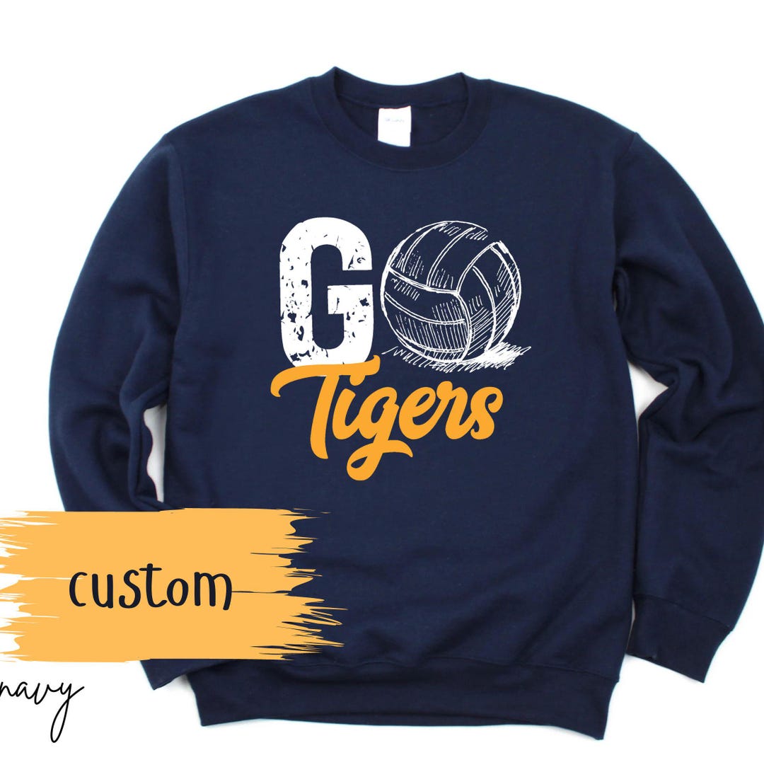 Custom Go Team Sweatshirt, Go Custom Volleyball Team Sweater ...