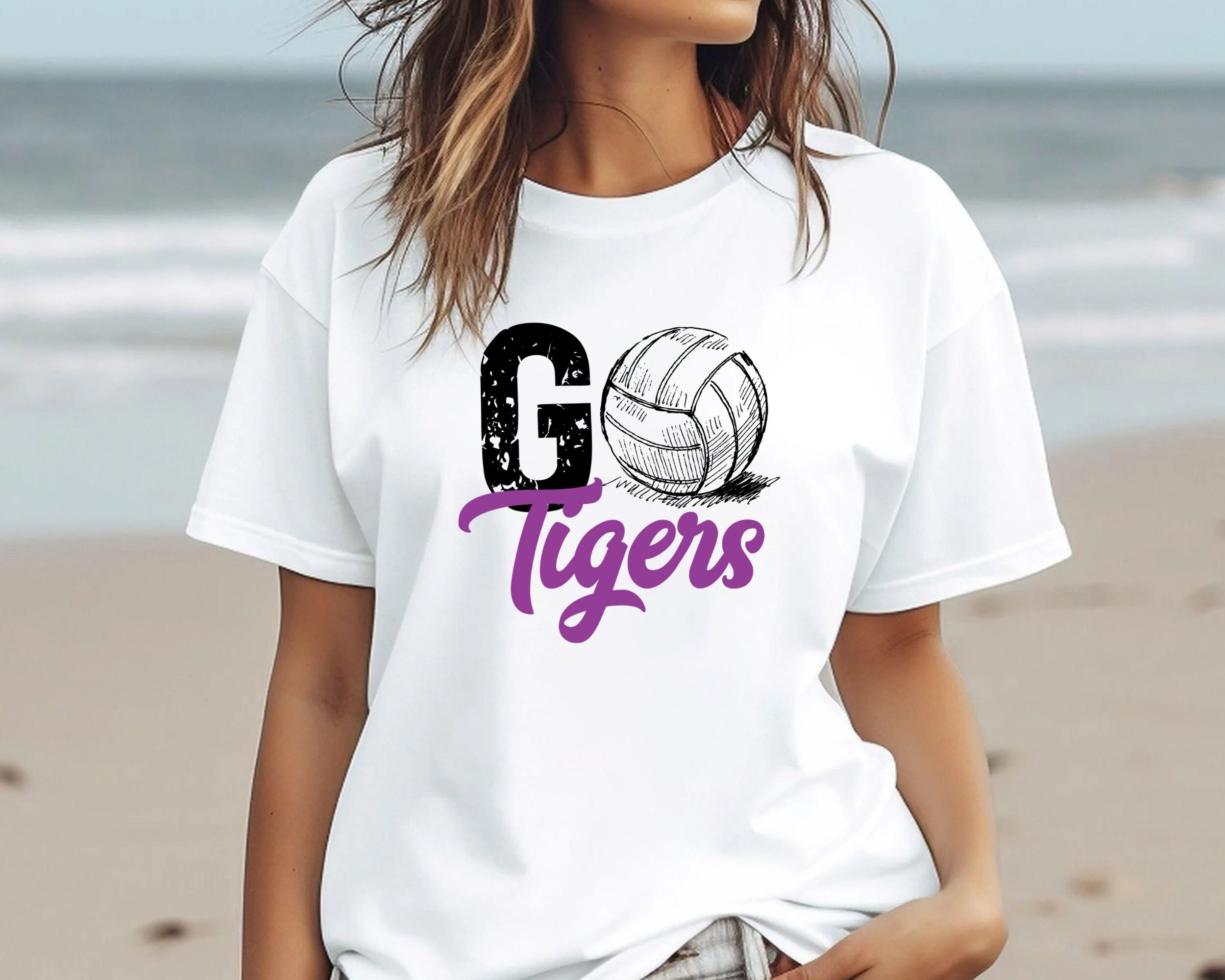 Custom Volleyball Tee, Custom Go Team Shirt, Go Custom Shirt ...