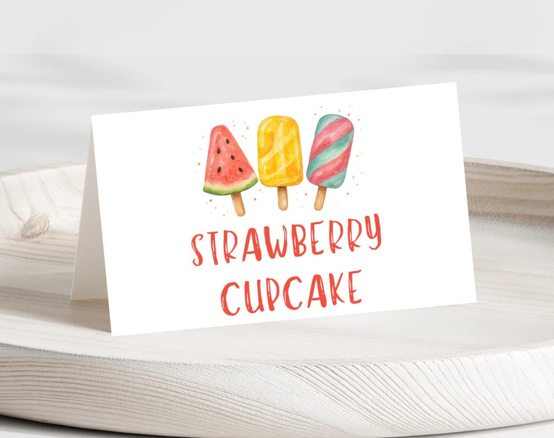Editable She's Ready to Pop Baby Shower Food Label, Pink Popsicle Baby ...